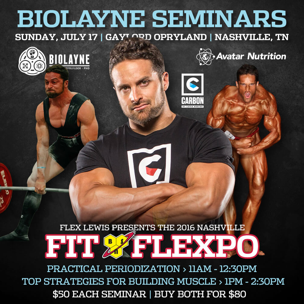 BioLayne Seminars at the Flex Lewis Classic in Nashville, TN | Biolayne